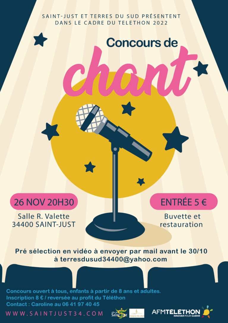 ANNULE – Concours de chant – [Village de Saint-Just dans l'Hérault]