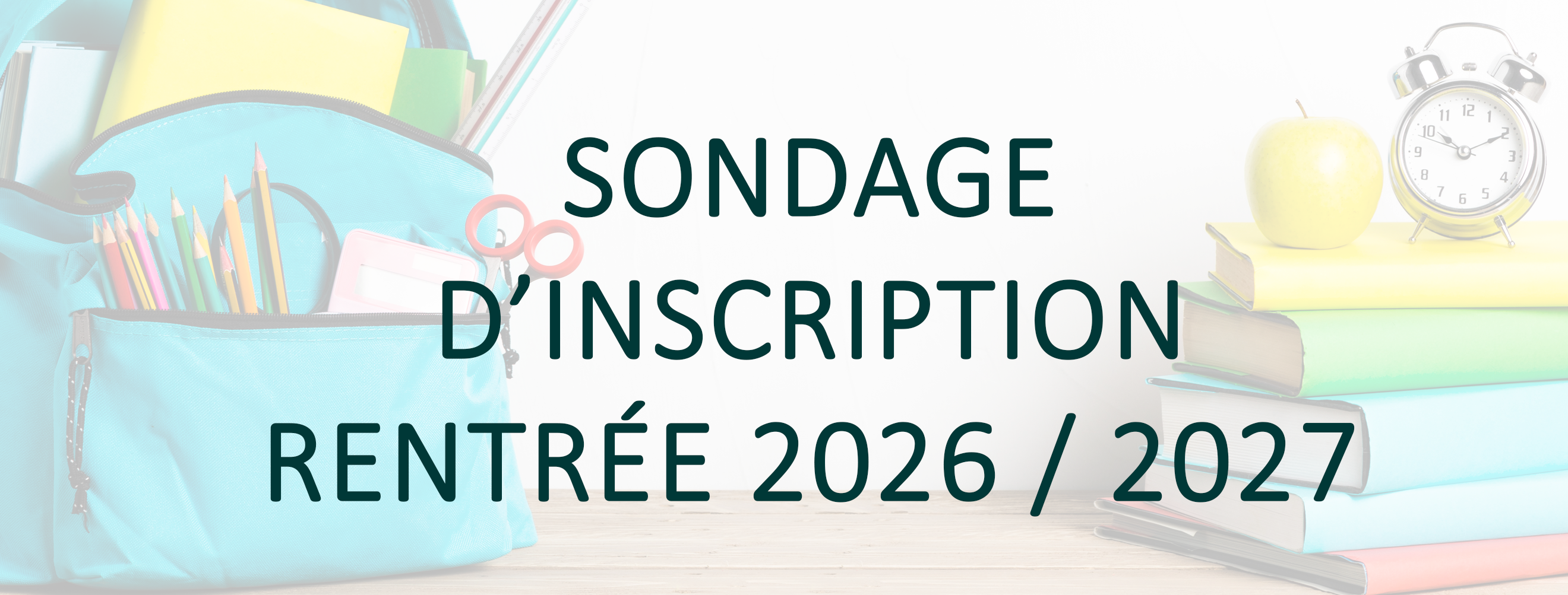 Sondage rentrée scolaire 2026 / 2027 – [Village de Saint-Just dans l ...